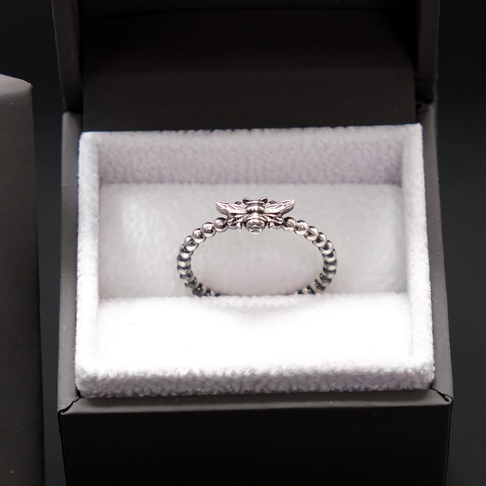 Nouveau Jewellers | Silver Manchester Bee Stack Ring