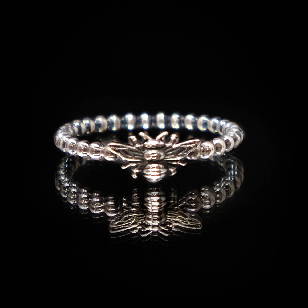 Nouveau Jewellers | Silver Manchester Bee Stack Ring